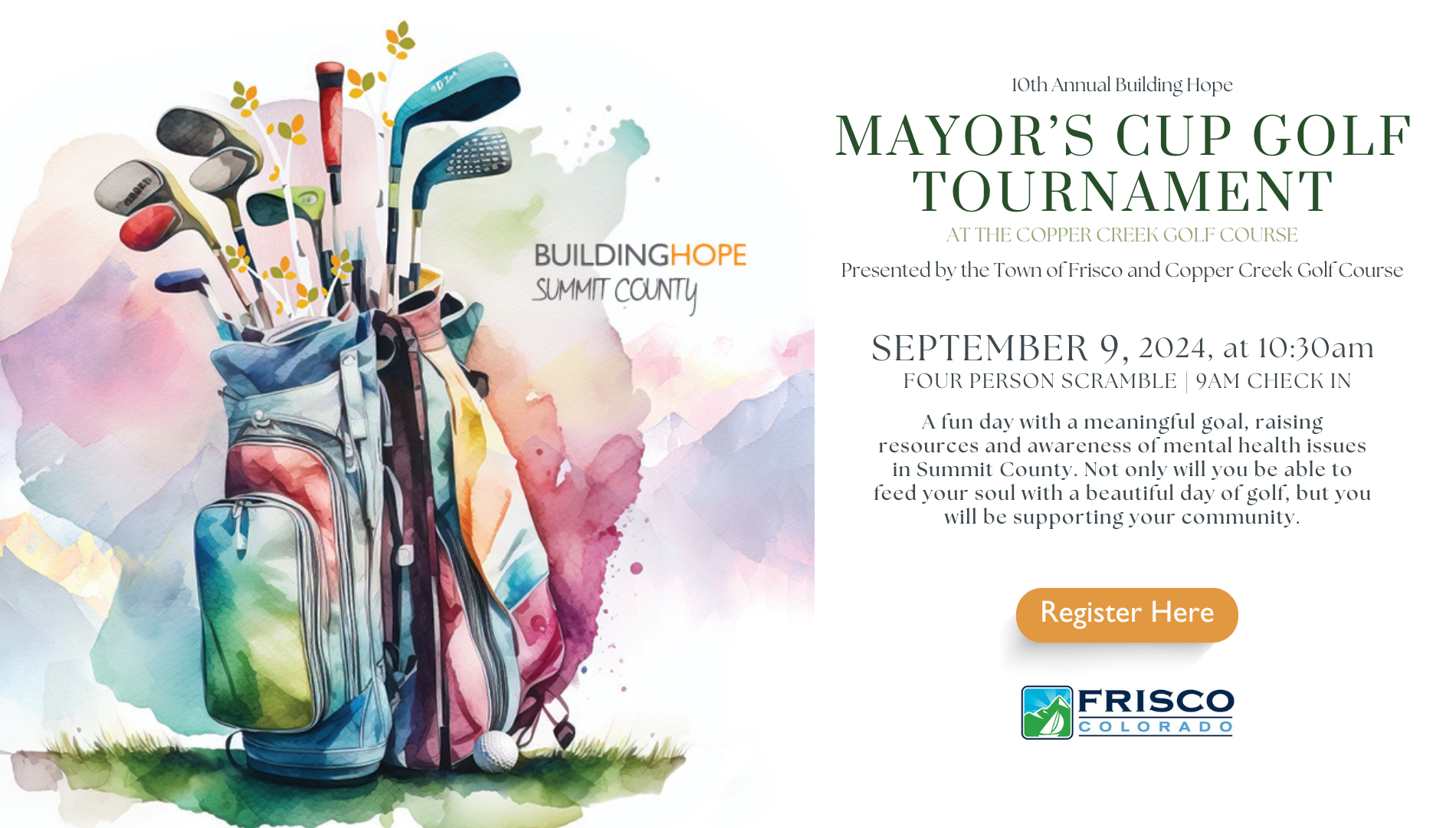 Building Hope Summit - Frisco Mayor’s Cup Golf Tournament 2024