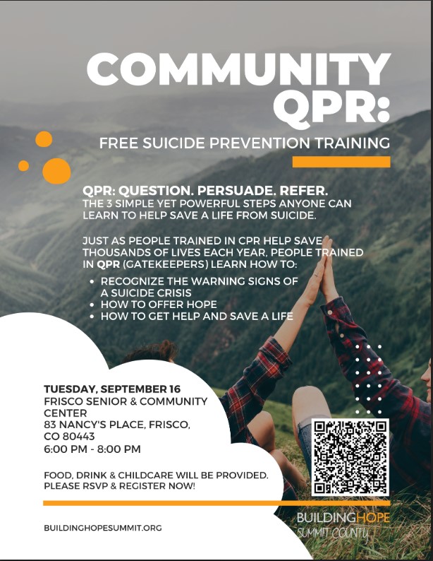 Building Hope Summit - Community QPR (Question, Persuade, Refer ...